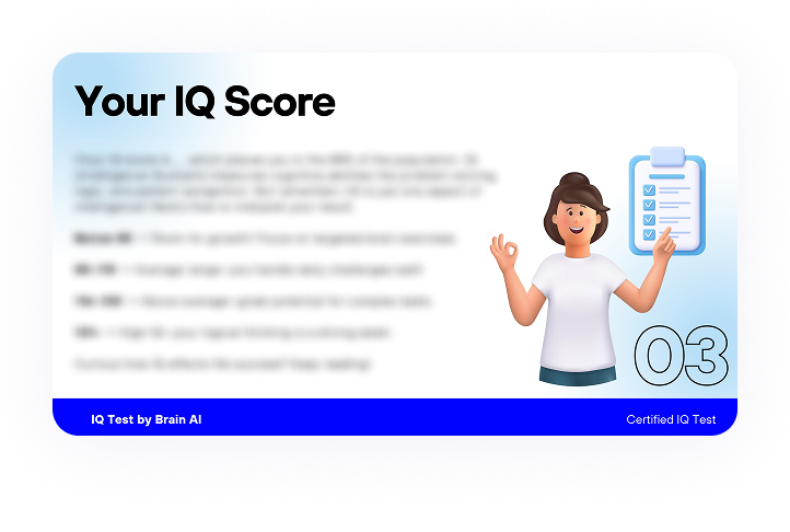 IQ Test by Brain AI